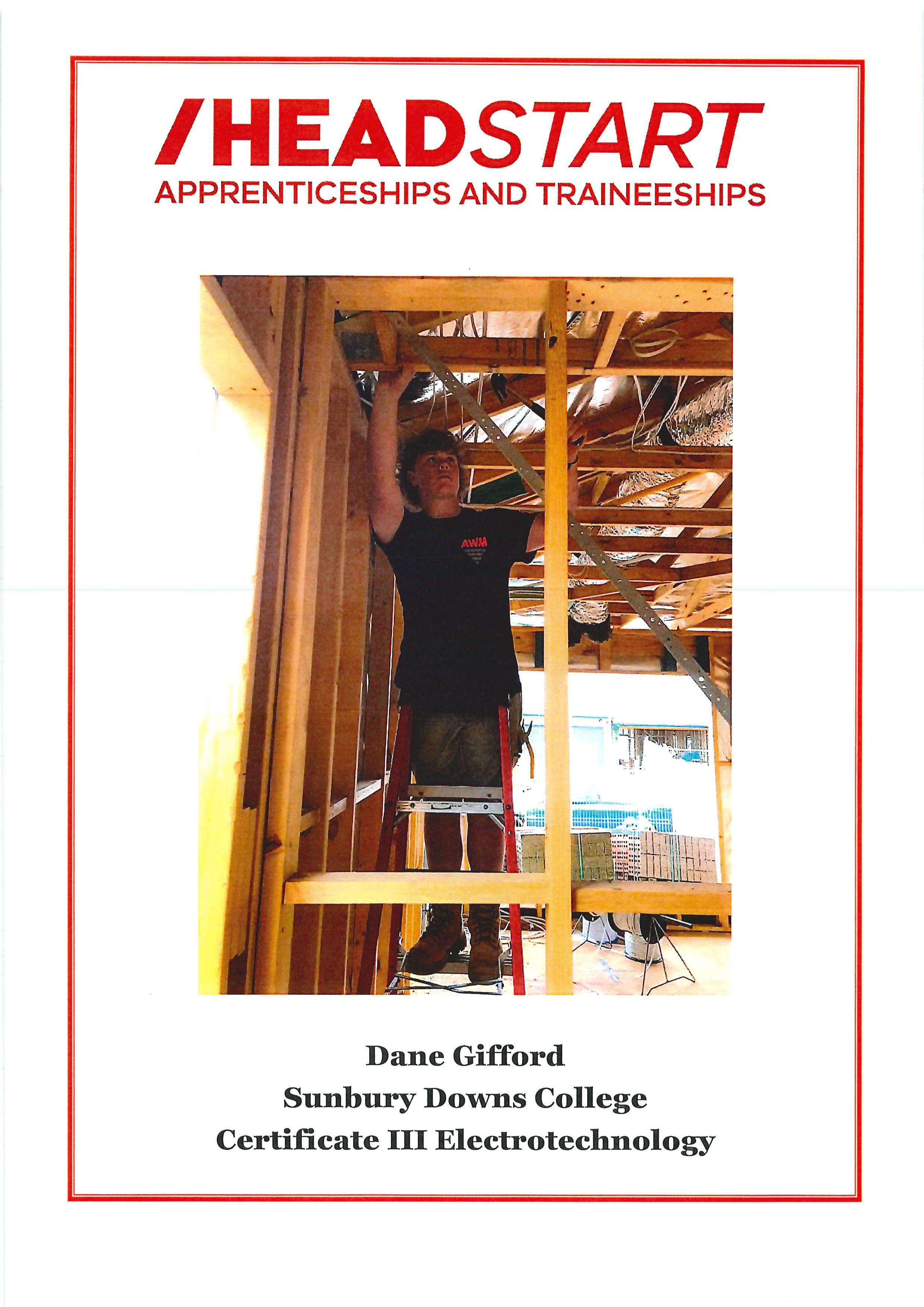 HeadStart success story - Dane Gifford 12V